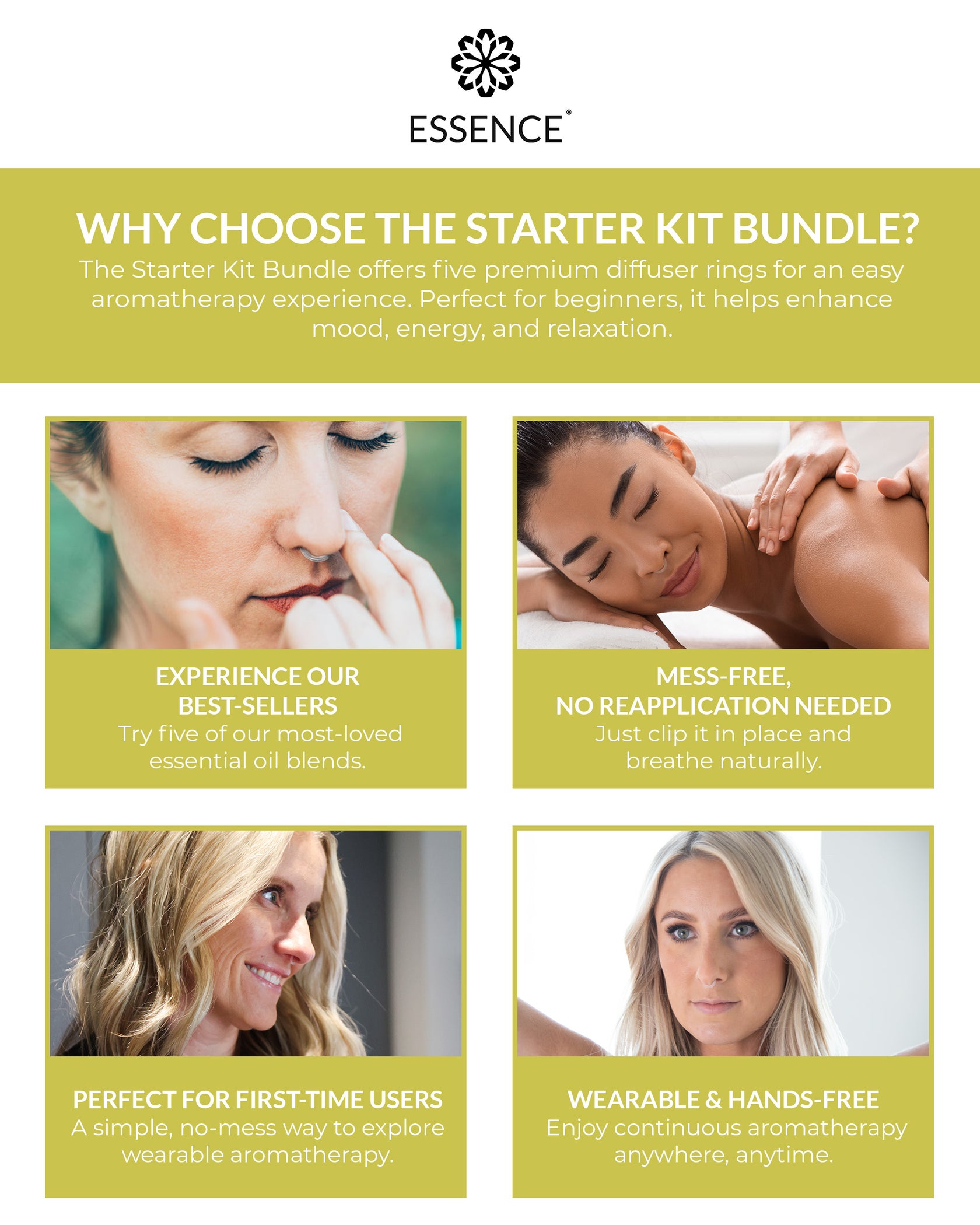 Starter Kit 5 Pack | Try Five Best-Selling Essence Rings